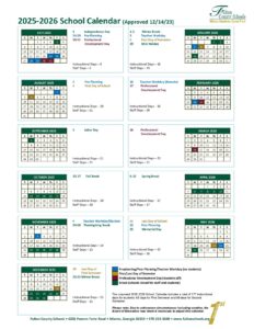 Fulton County Schools Calendar 2025-26 | Download Now